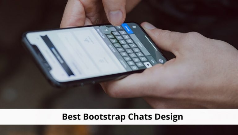 6 Best Bootstrap Chats Design For 2024 | Free PSD World