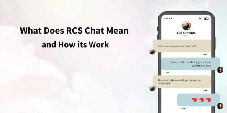 What Does RCS Chat Mean and How Does It Work | Free PSD World
