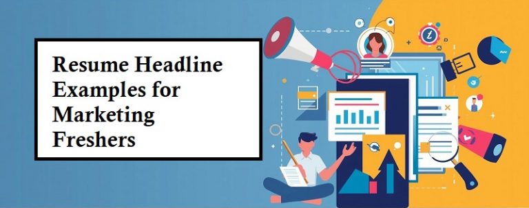 Resume Headline Examples for Marketing Freshers | Free PSD World